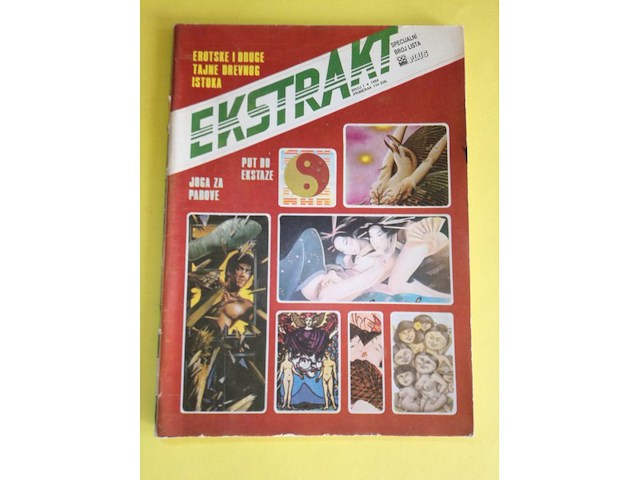 ČASOPIS EKSTRAKT BROJ 1-1984 GODINE