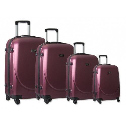 Set 4 ABS kofera Sanremo bordo