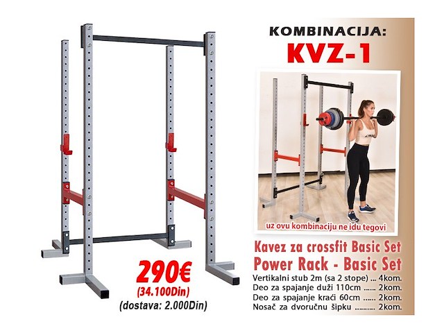 Kavezi - kavez za crossfit basic set 1 (10 delova)