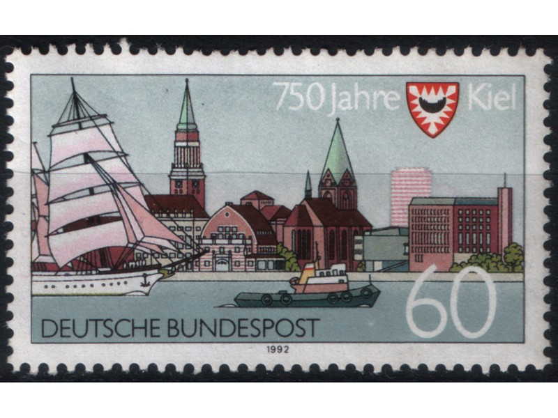 kt252r, 12.mar1992 DeutscheBP Mi1598 ** 1/1