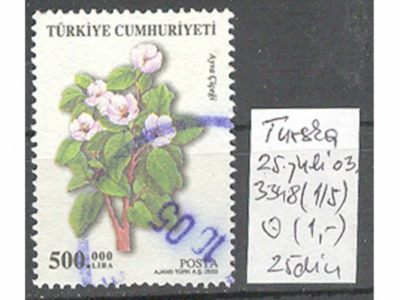kt071 2003 Turska Mi3348 lot -o-