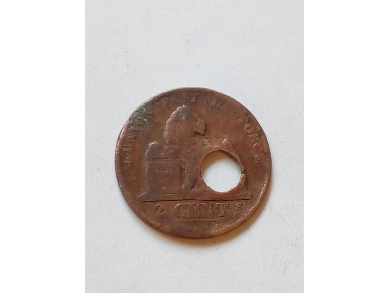 2 Cent 1863.godine --- Belgija ---