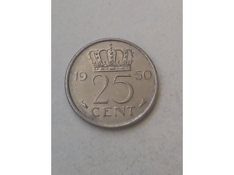 25 Cent 1950.godine --- Holandija ---