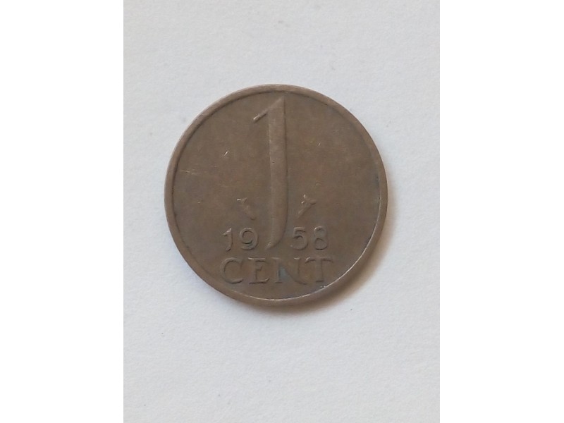 1 Cent 1958.godine --- Holandija ---