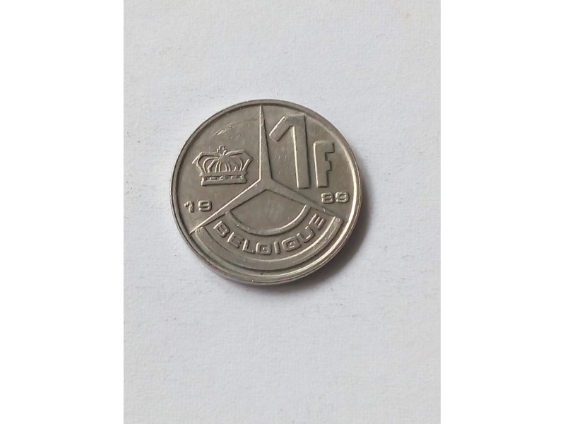 1 Franc 1989.godine --- Belgija ---