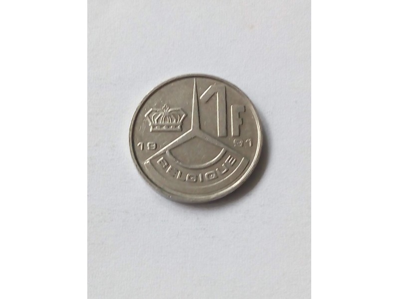 1 Franc 1991.godine --- Belgija ---