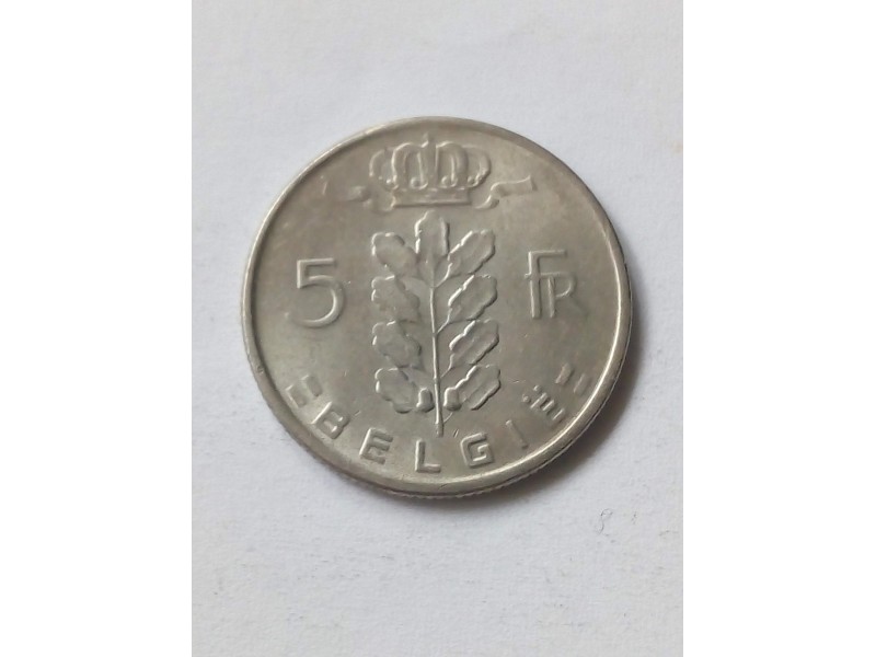 5 Franc 1967.godine --- Belgija ---