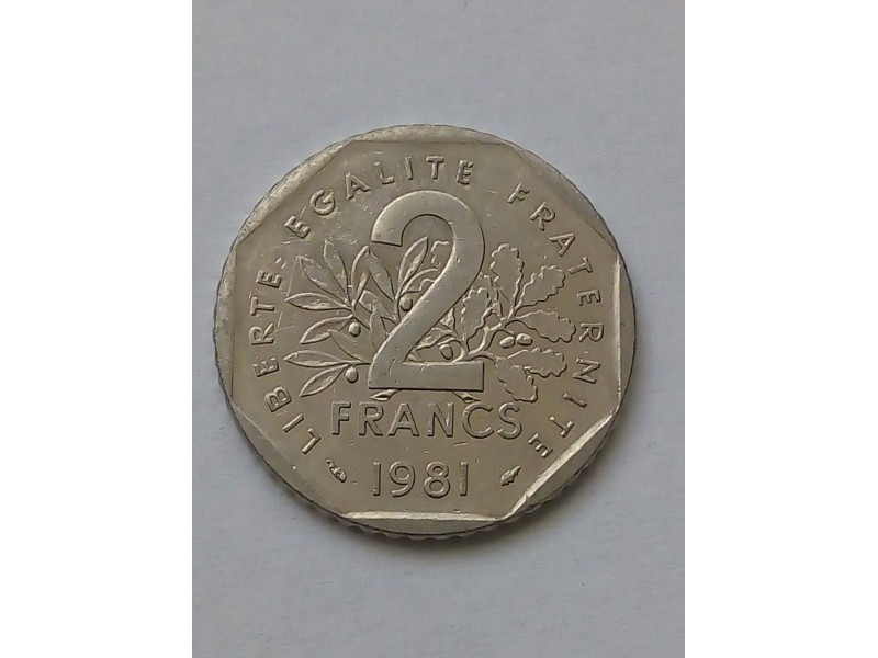 2 Francs 1981.godine --- Francuska ---