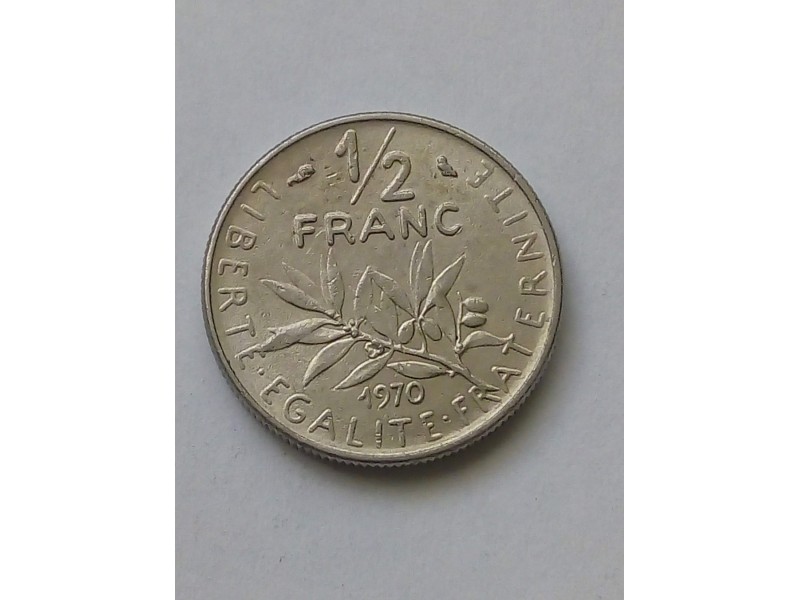 1/2 Franc 1970.godine --- Francuska ---