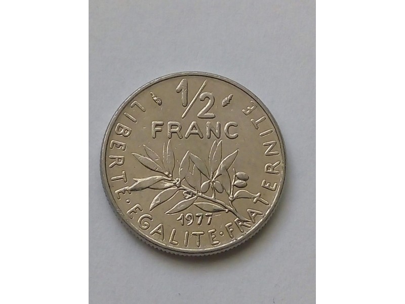 1/2 Franc 1977.godine --- Francuska ---