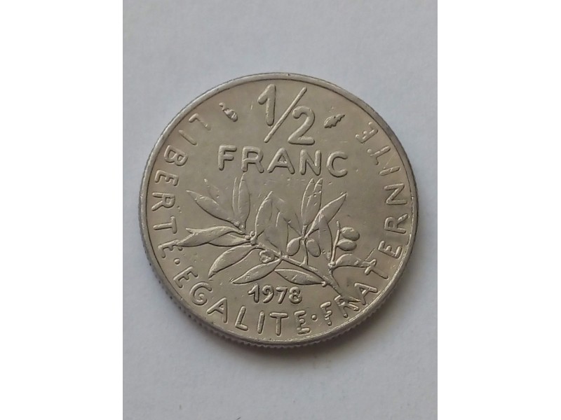 1/2 Franc 1978.godine --- Francuska ---