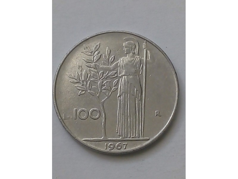 100 Lira 1967.godine --- Italija ---