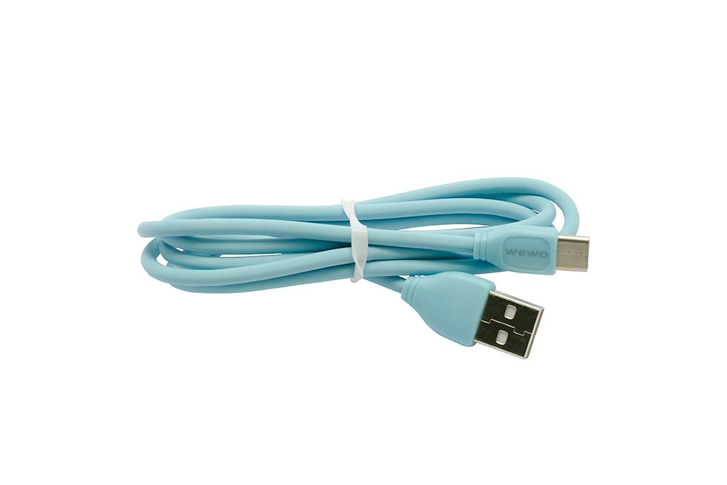 USB Data Cable QC WEWO WCA-05 Type-C USB (2.4A) plavi 1m