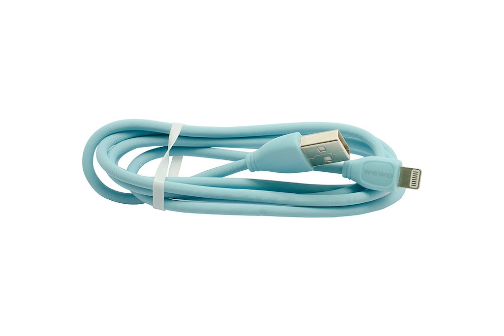 USB Data Cable QC WEWO WCA-05 iPhone USB (2.4A) plavi 1m