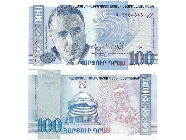 Jermenija 100 dram 1998. UNC