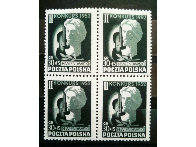 Br: 13/1 Poljska 1952 god. Cist Cetverac