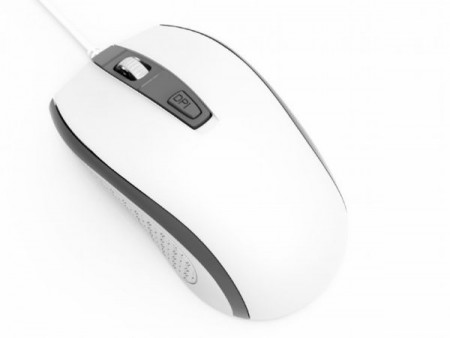 Gembird MUS-104-WGR Opticki mis 800-1600Dpi white+grey USB