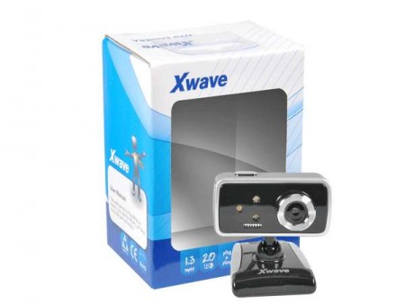 Xwave Web camera USB 2.,/1.3 meg pixel/snap shot/built-in mic./LED Lights