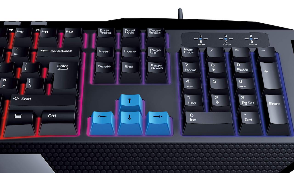 Genius SCORPION K215, USB, BLK, SER
