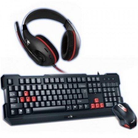 Genius KMH-200 KB + Mouse + Headset Combo YU