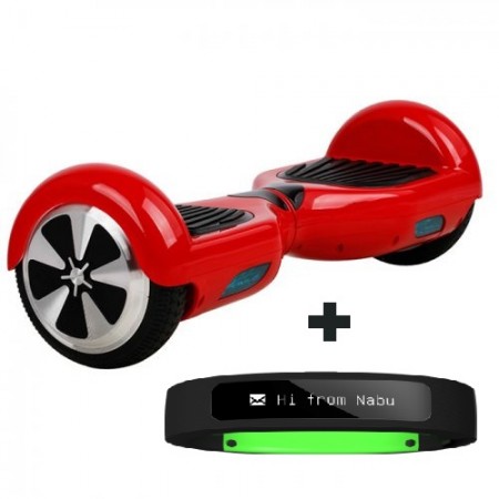 KooWheel S36 Self Balancing Wheel 6.5 Red + Razer Nabu Green 2015 - M/L ( )