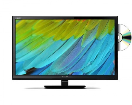 SHARP 24 LC-24DHF4012E digital LED TV + DVD Player