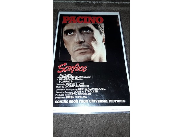 Pacino , Scarface poster