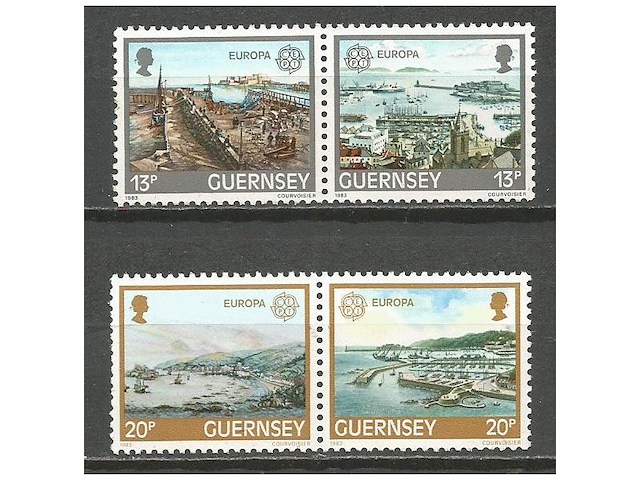 Guernsey 1983. EVROPA CEPT cista serija