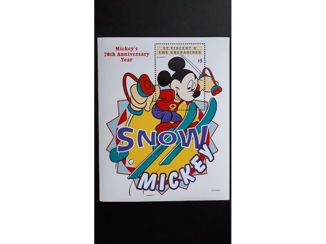 Dizni (Disney) St. Vincent and Grenadines 1999.** B119