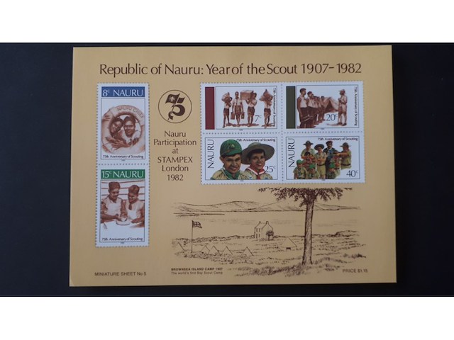 Izviđači - Nauru 1982. (N) ** I923