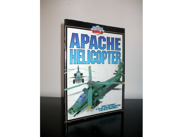 Pressout Build Apache helicopter, novo