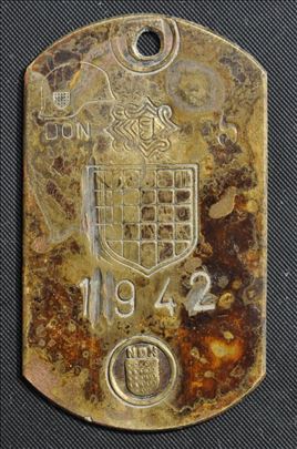 Ustaska medalja Don 1942