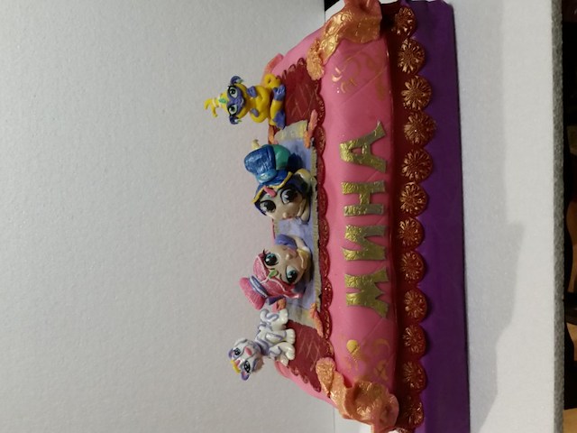 Ukrasi za tortu Simer i Sajn (Shimmer and Shine) 4 fig.