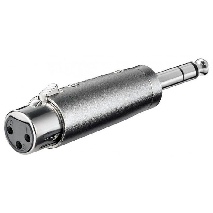 Adapter XLR f - 6.3mm STm 27514
Adapter XLR f - 6.3mm STm 27514