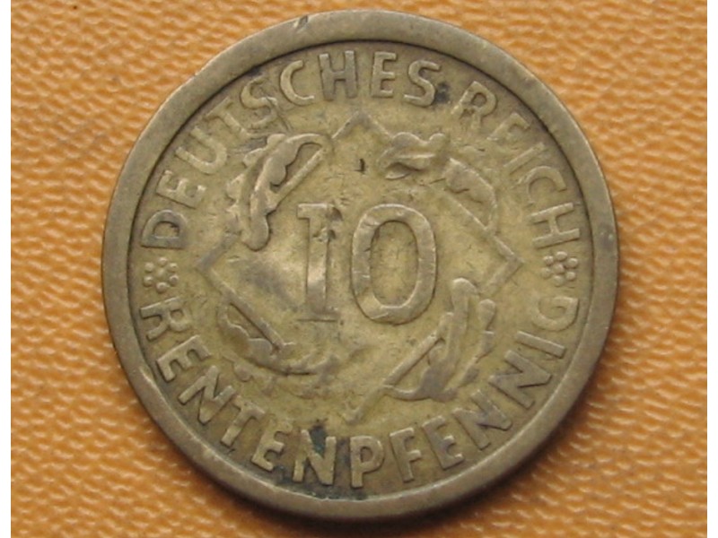 Nemačka - 10 Rentenpfennig 1924 =A= *