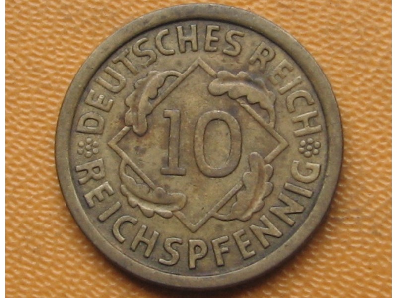 Nemačka - 10 Rentenpfennig 1925 =A= *