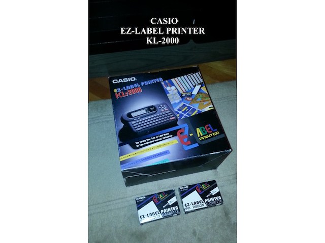 CASIO EZ-Label Printer KL-2000 NOVO - RARITET