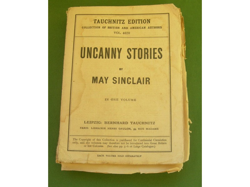 Uncanny stories - May Sinclair, 1923.