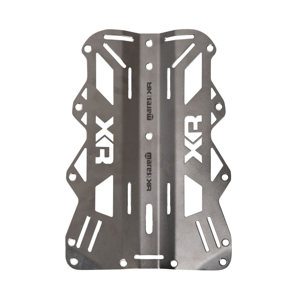 MARES XR – BACKPLATE STAINLESS STEEL