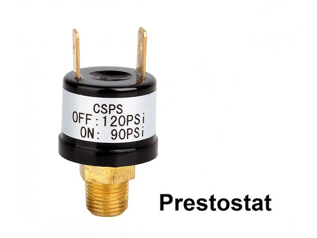 Prestostat - Prekidac na pritisak - 120 Psi (8,3 bara)