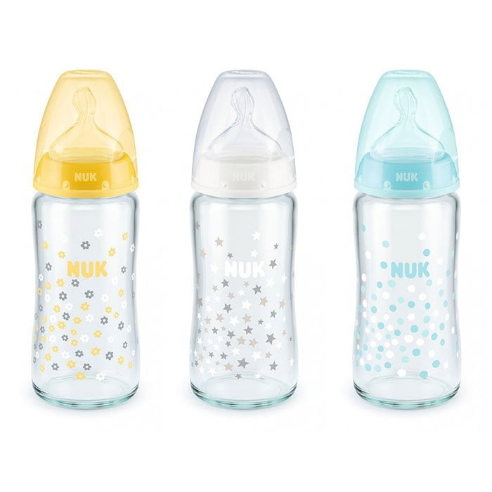 Nuk First Choice staklena flašica silikon 240ml