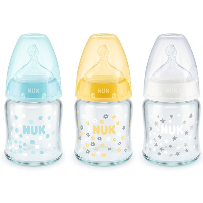 Nuk First Choice staklena flašica silikon 120ml