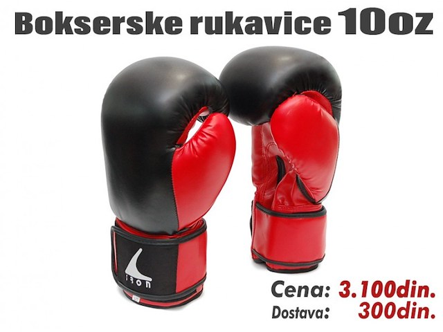 Bokserske rukavice iron 10oz L/XL za džak i sparing