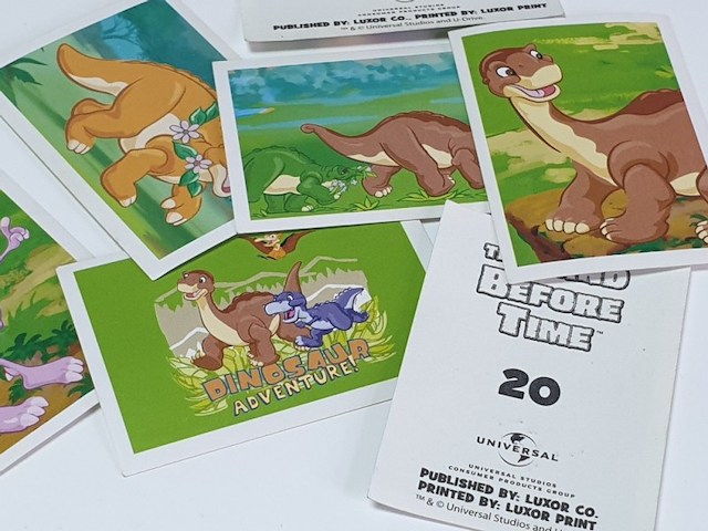 Sličice The Land Before Time na komad