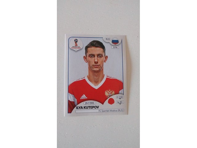 Panini FIFA 2018 Russia sličica broj 027