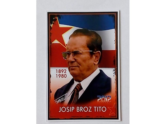 Josip Broz Tito --- 1892 - 1980 ---