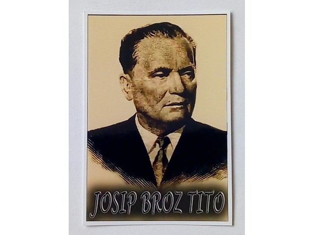 Josip Broz Tito - Portret