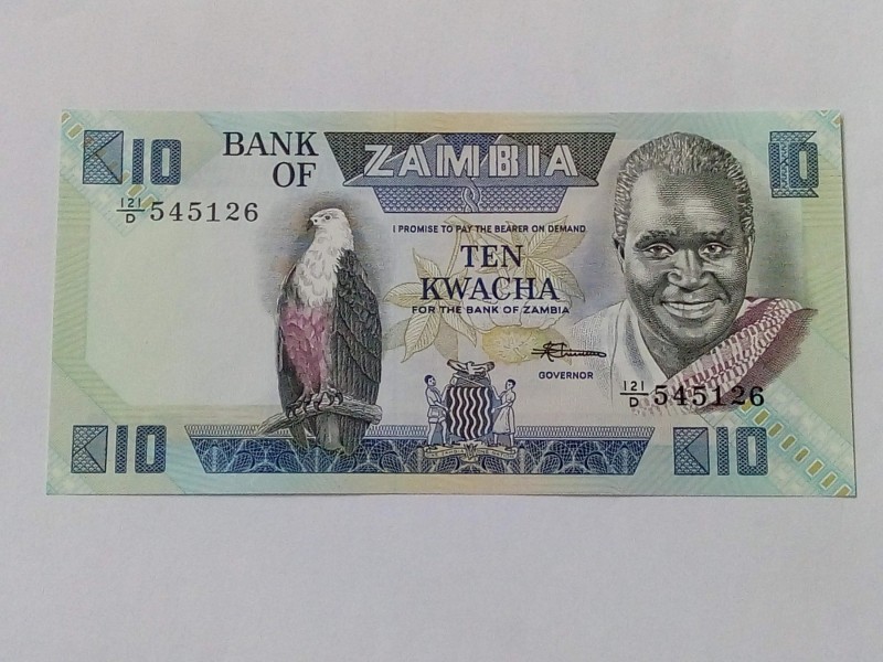 10 Kwacha - Zambija - ODLICNA -