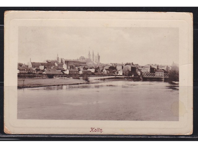 Austrougarska 1910 Kolin razglednica za Beograd