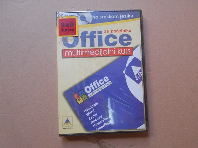 Office za početnike, multimedijalni kurs PC CD